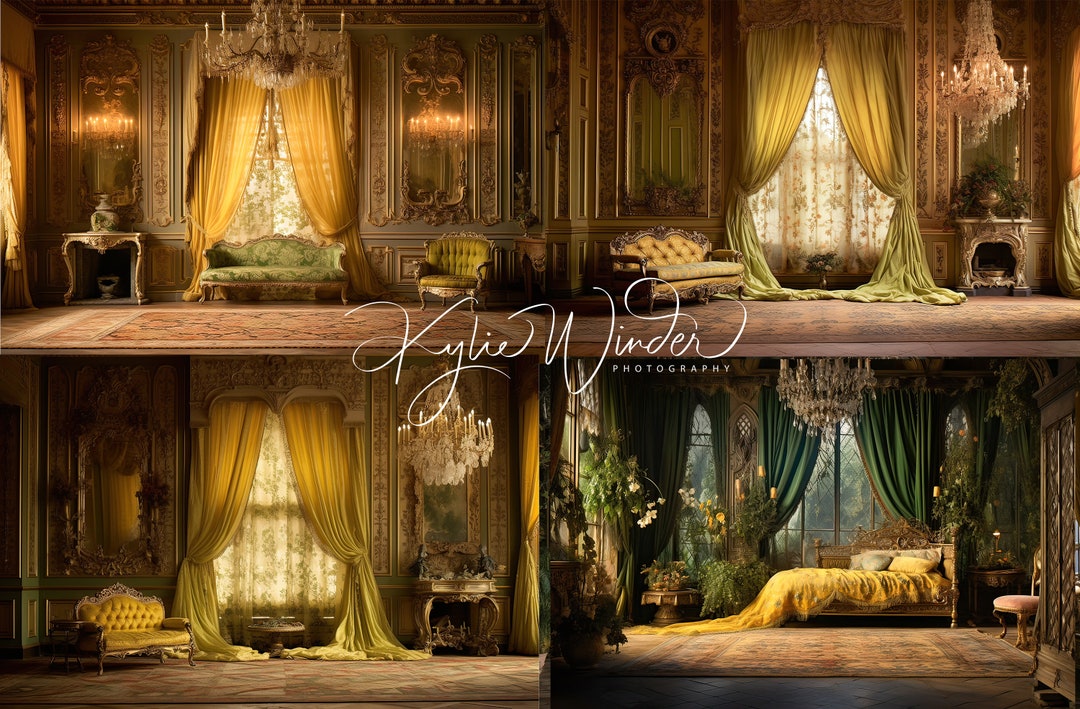 Renaissance Room Digital Backdrop, Portrait Backdrop, Maternity ...