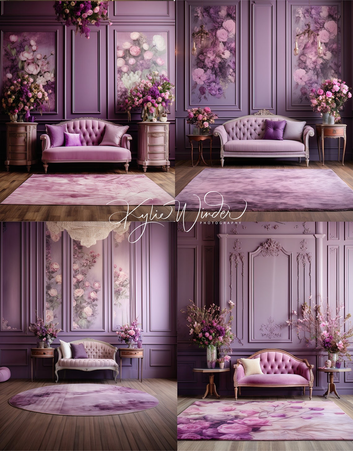 Digital Backdrop, Portrait Backdrop, Beautiful Room Digital Backdrop ...