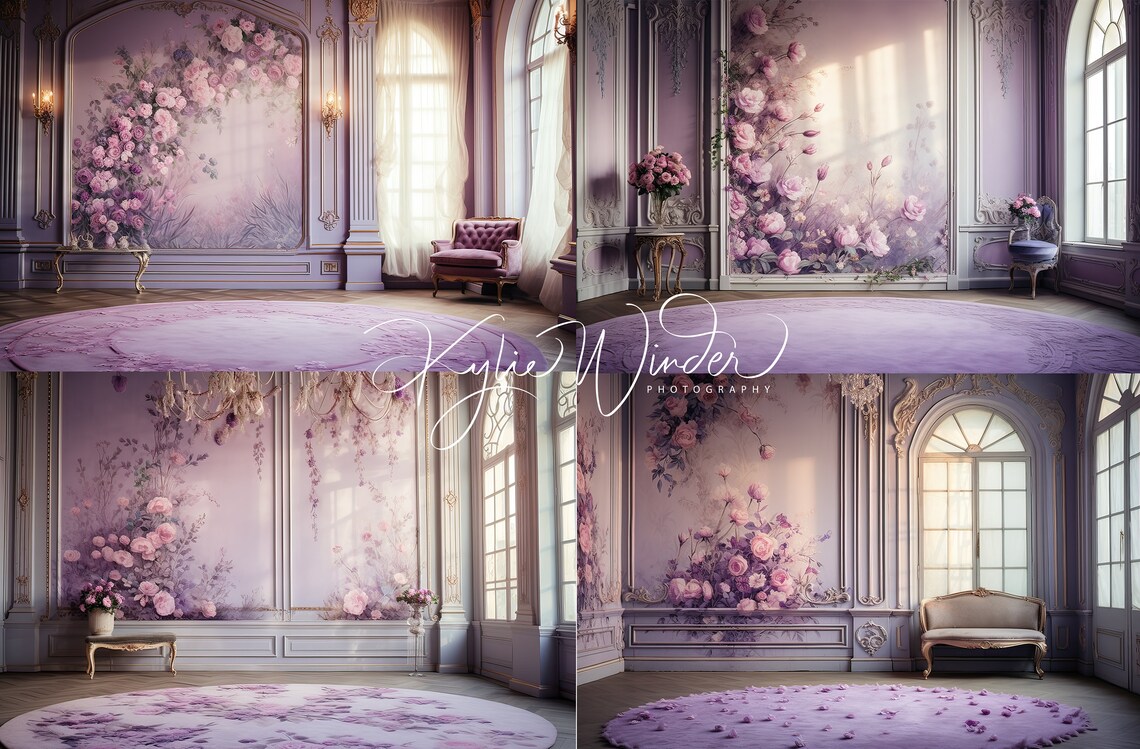 40 Digital Backdrops, Portrait Backdrop, Beautiful Room Digital ...