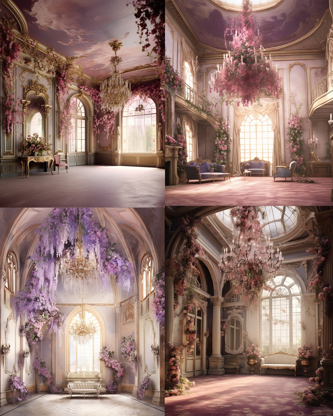 36 Digital Backdrops, Portrait Backdrop, Beautiful Room Backdrop ...