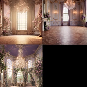 36 Digital Backdrops, Portrait Backdrop, Beautiful Room Backdrop ...