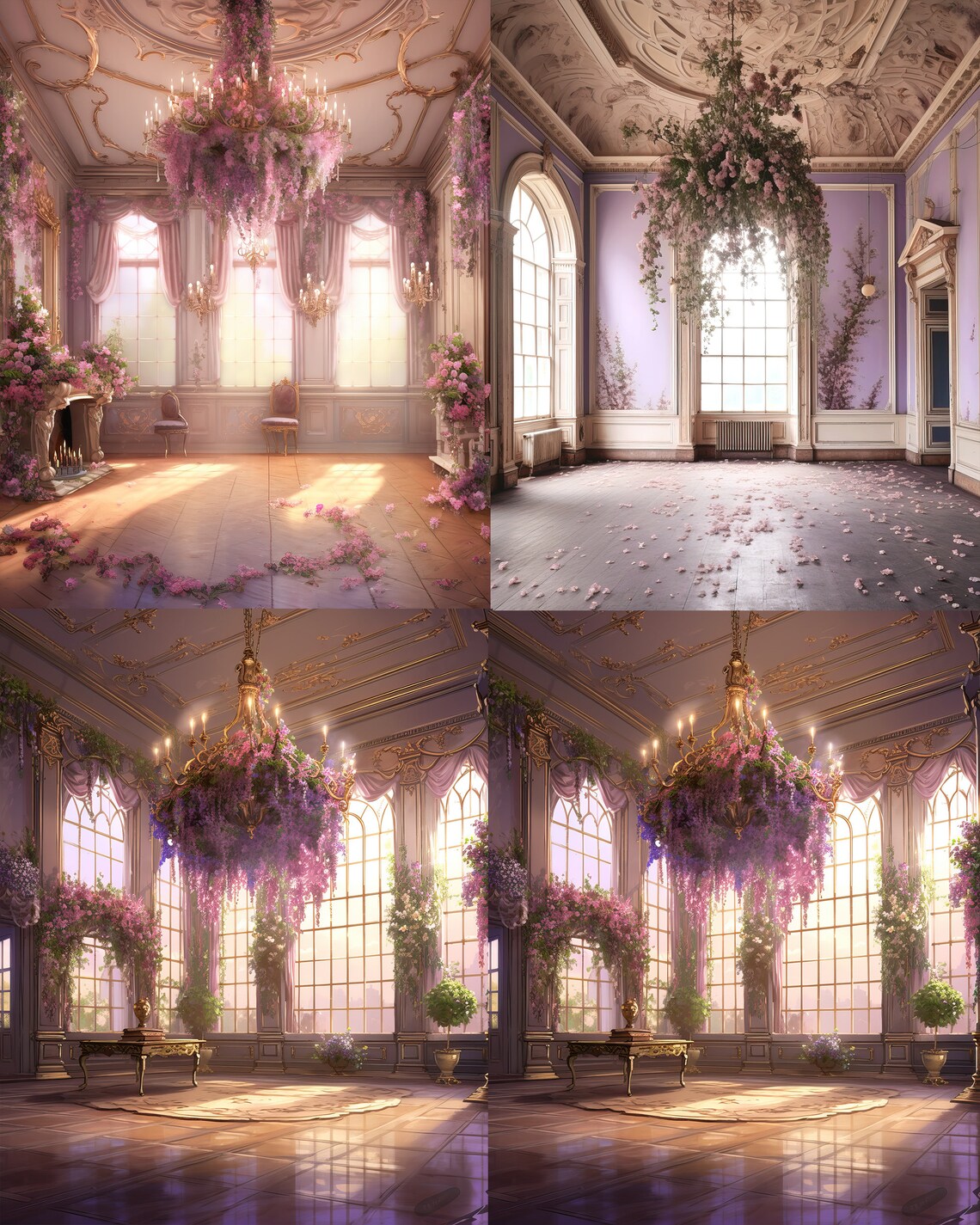 36 Digital Backdrops, Portrait Backdrop, Beautiful Room Backdrop ...