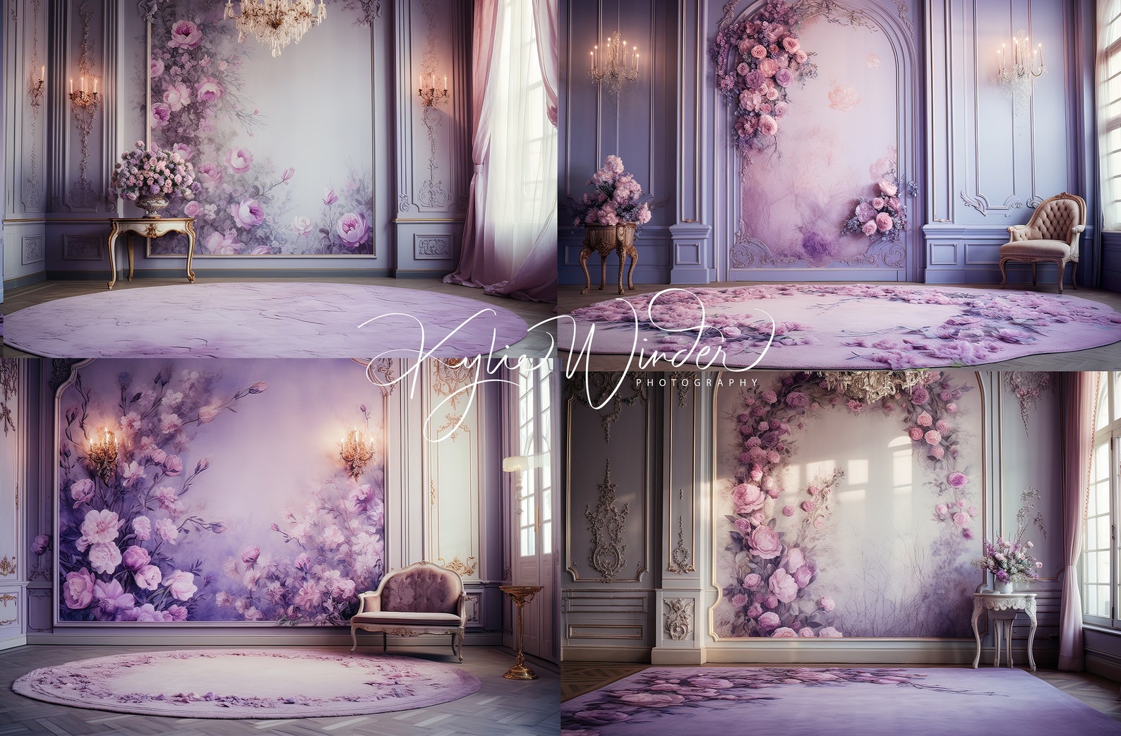 40 Digital Backdrops, Portrait Backdrop, Beautiful Room Digital ...
