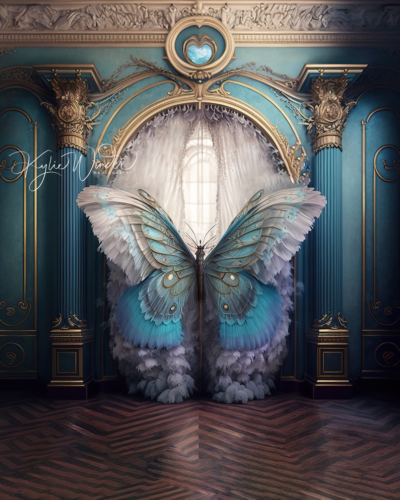 12 Butterfly Wings Digital Backdrops, Wings Digital Backdrop, Beautiful ...