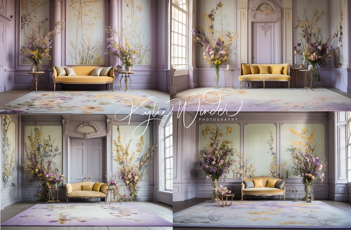 Digital Backdrop, Portrait Backdrop, Beautiful Room Digital Backdrop ...