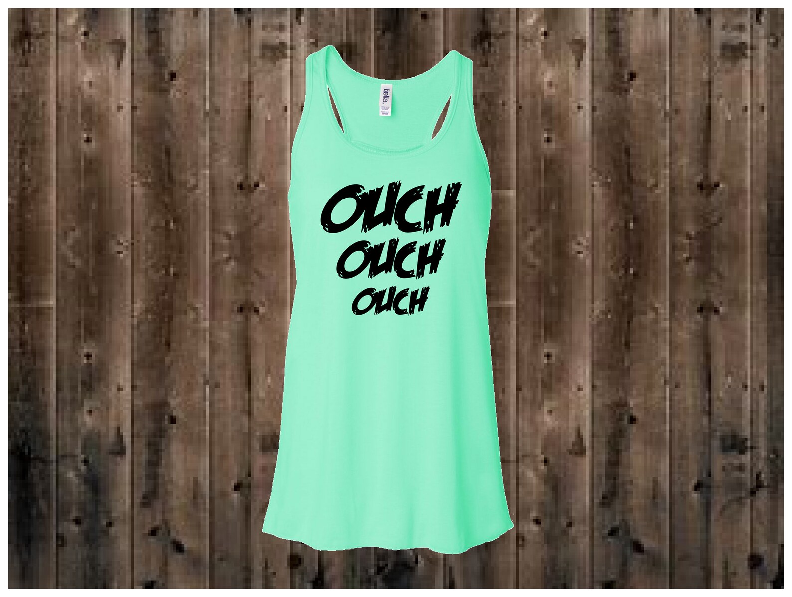OUCH OUCH OUCH Flowy Racerback Tank Running Tank Womans - Etsy