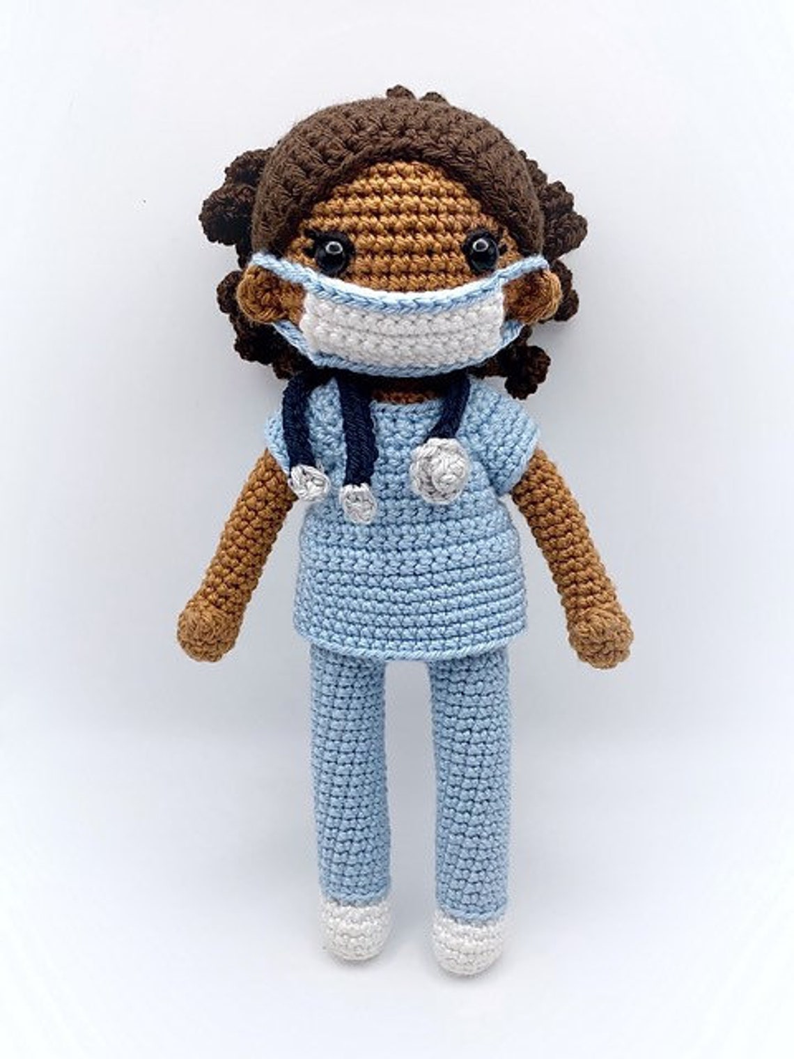 Nina the Nurse Amigurumi Crochet Doll Pattern Pdf - Etsy