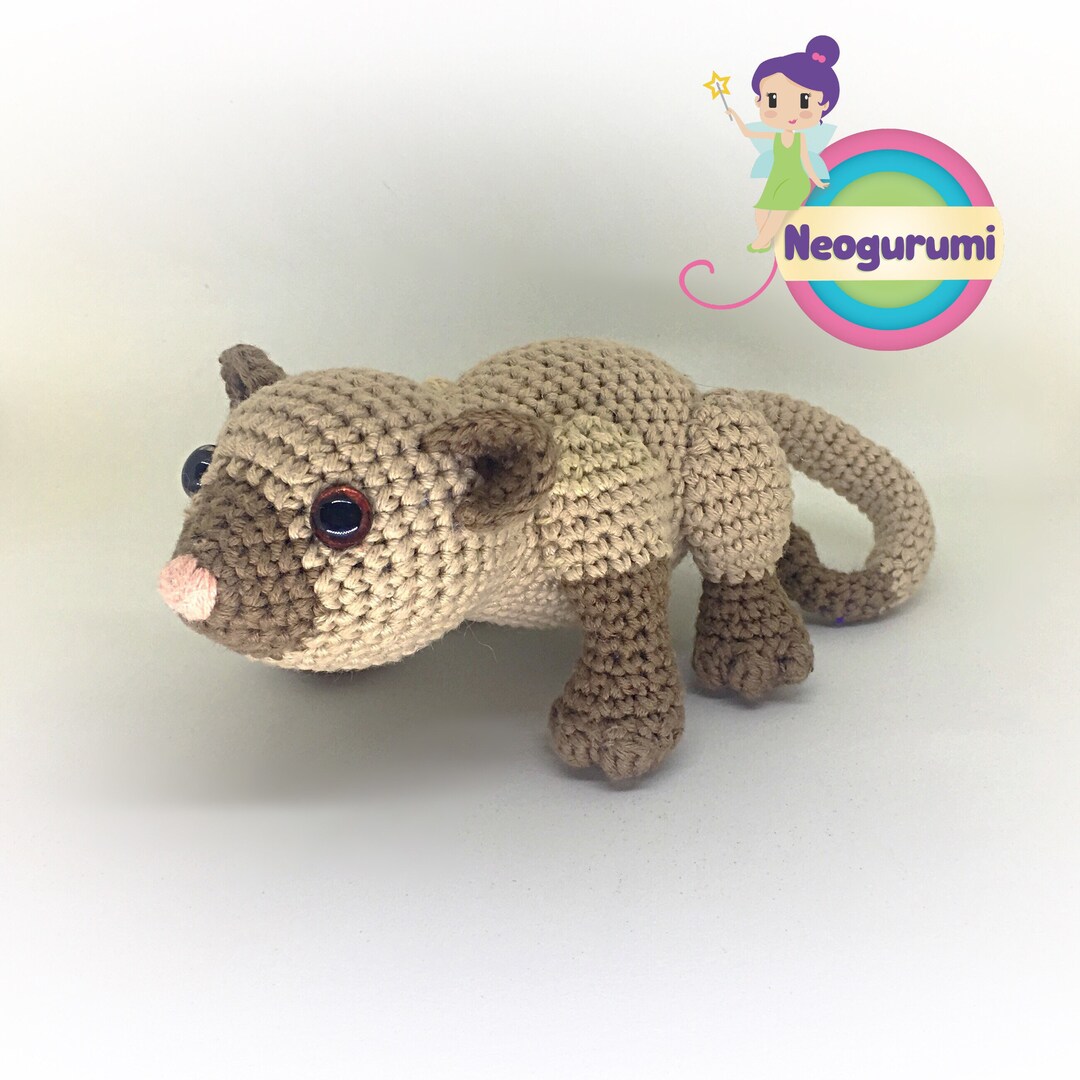 Kiki the Kinkajou - Amigurumi Crochet Animal Pattern - Etsy
