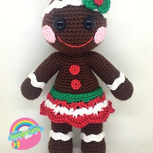 Gingerbread Girl - Doll Amigurumi Crochet Pattern - Etsy
