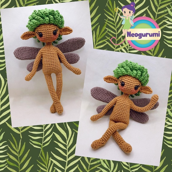 Finnea the Forest Sprite Amigurumi Doll Crochet Pattern | Etsy