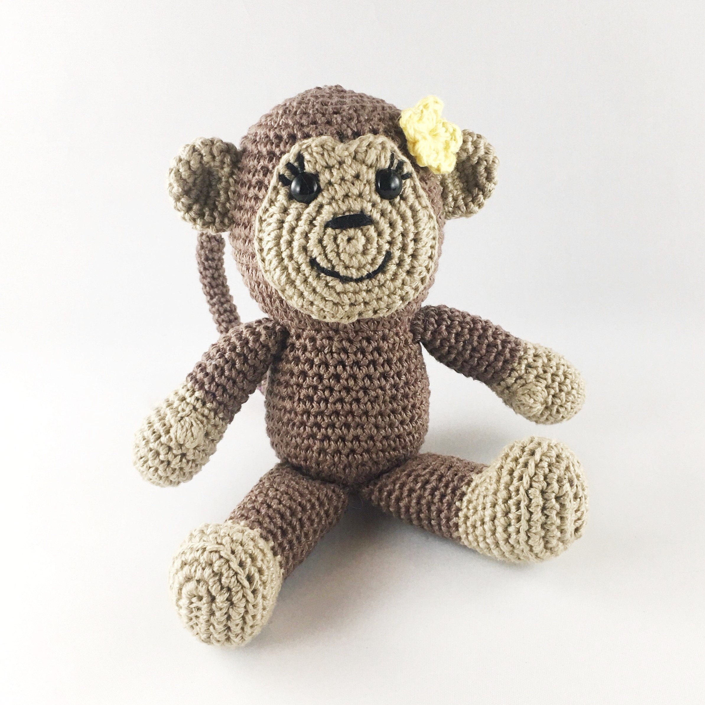 Mama and Mini Monkeys amigurumi crochet pattern | Etsy