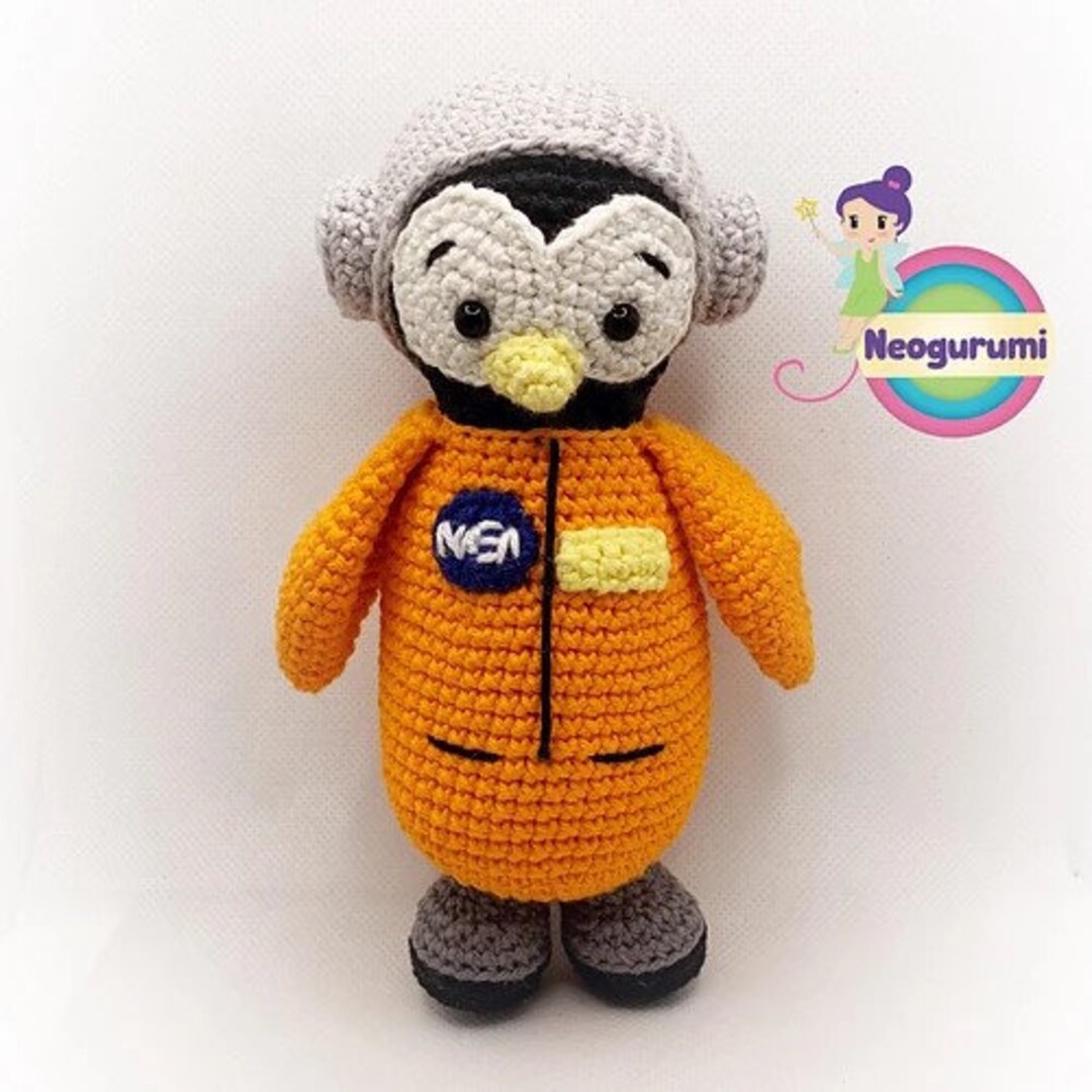 Astro Penguin - Amigurumi Crochet Doll Animal Pattern Pdf - Etsy