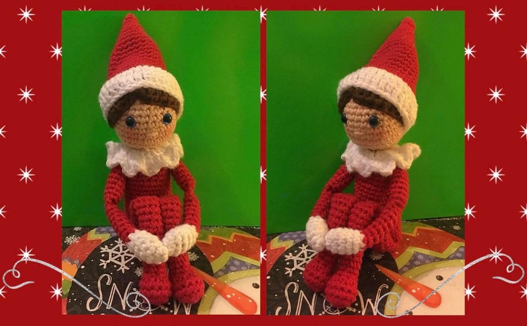 Jingle the Christmas Elf - Amigurumi Crochet Doll Pattern Pdf - Etsy