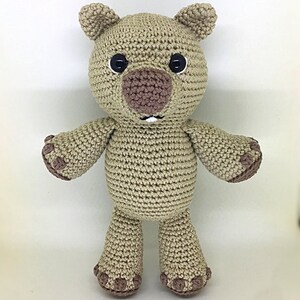Wally the Wombat - Amigurumi Crochet Doll Animal Pattern Pdf - Etsy