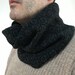 Mens Knitted Snood Mens Lambswool Snood Lambswool Scarf - Etsy
