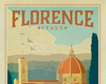 Florence Italy Postcard - Etsy