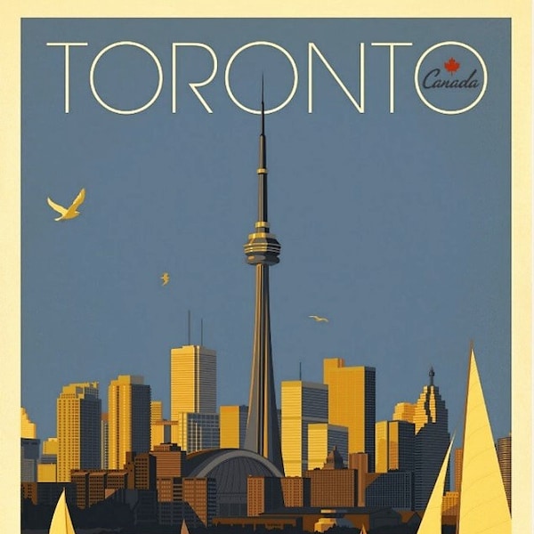 Toronto Postcard - Etsy