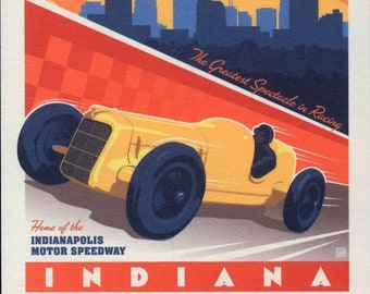 Indianapolis Motor Speedway Poster - Etsy