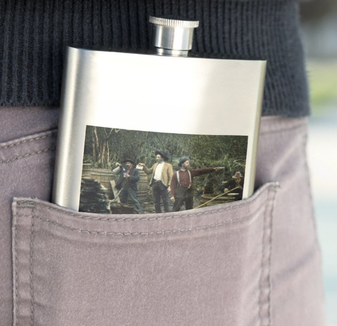 Moonshine in Old Kentucky Vintage Style Flask - Etsy