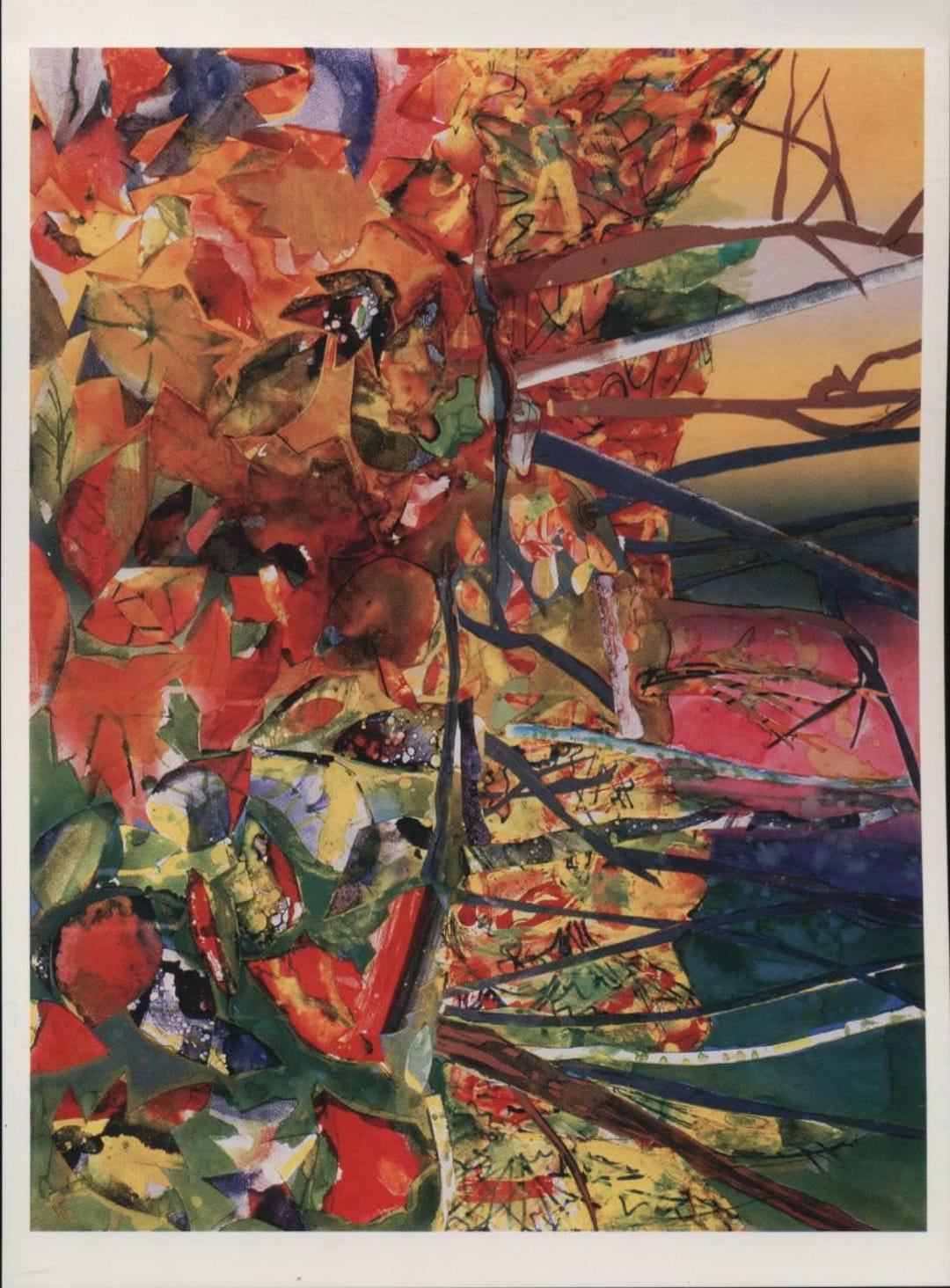 Romare Bearden, African American, Art, Mecklenberg Autumn, 1983 ...