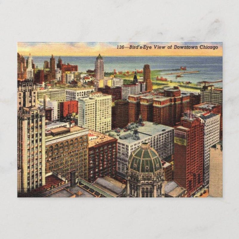 Chicago Postcard - Etsy