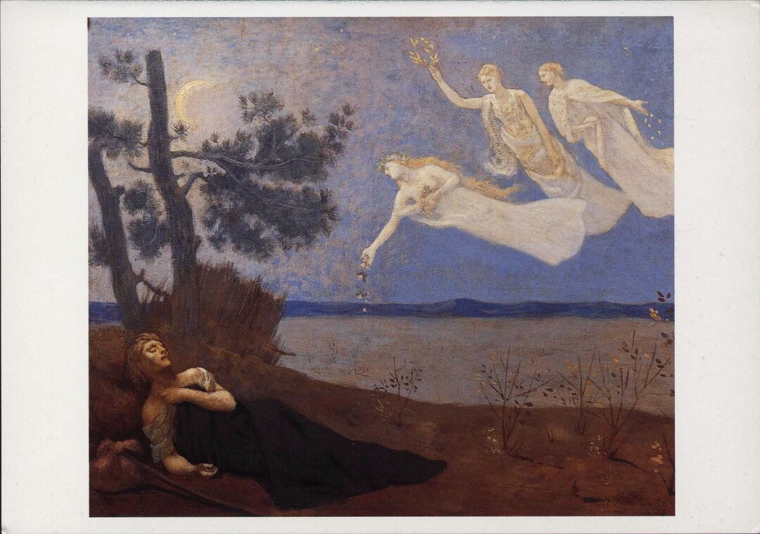 Symbolism, Fine Art, Der Traum, the Dream, Chavannes, 1883 Modern ...