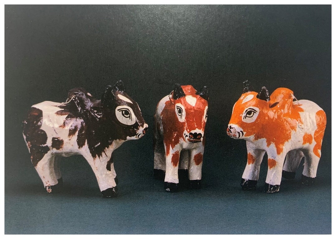 Folk Art New Mexico Brahma Bull Burma C1960 Modern - Etsy