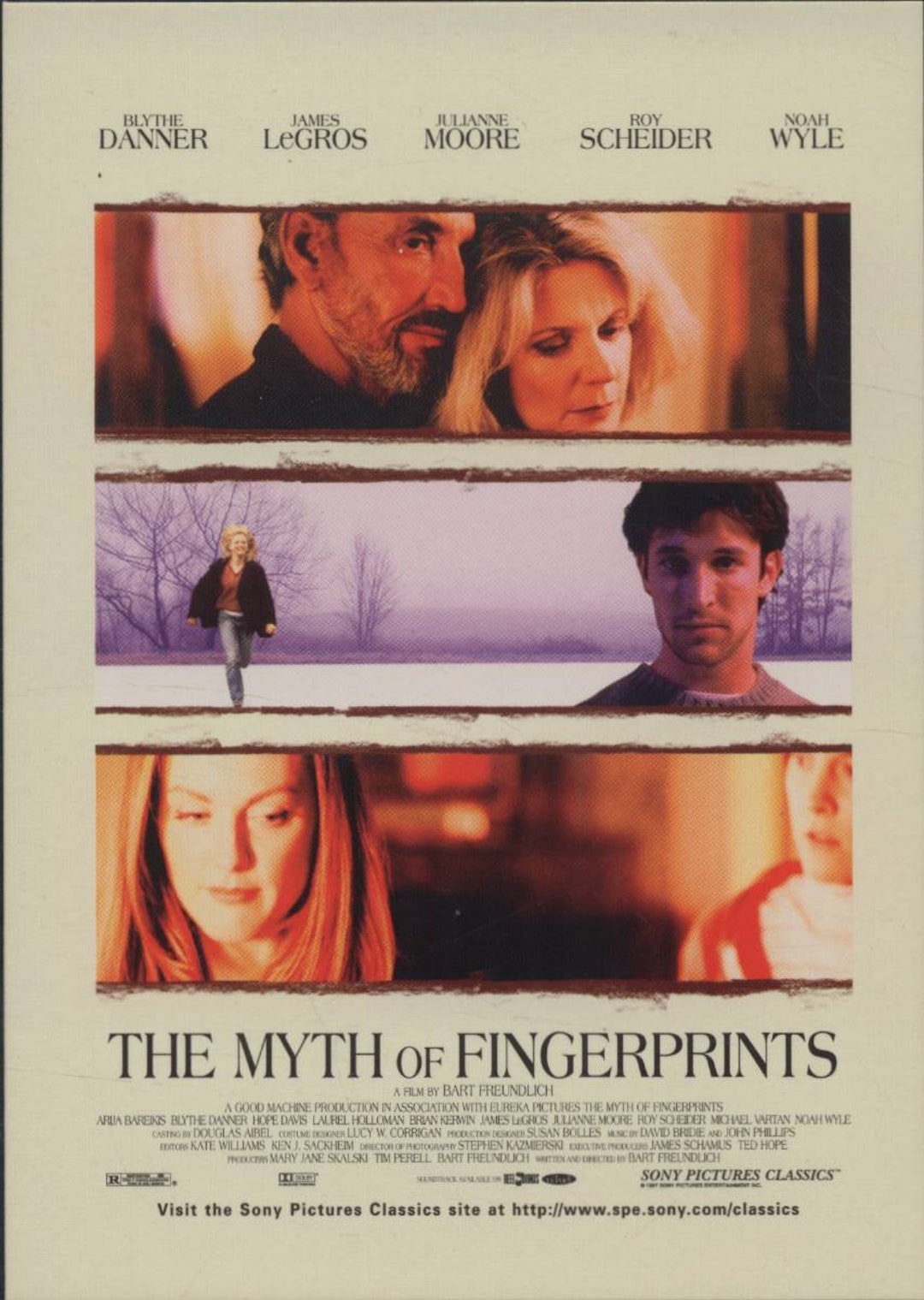 The Myth of Fingerprints Movie Film 1990s Advertising Unused - Etsy