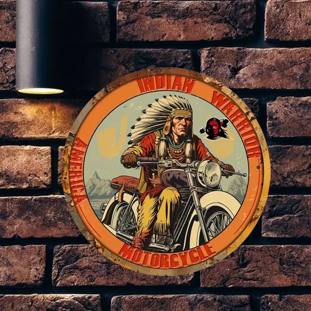 Motorcycle Shop Sign, Motorcyclist, Eye-catching Sign, Great Gift ...