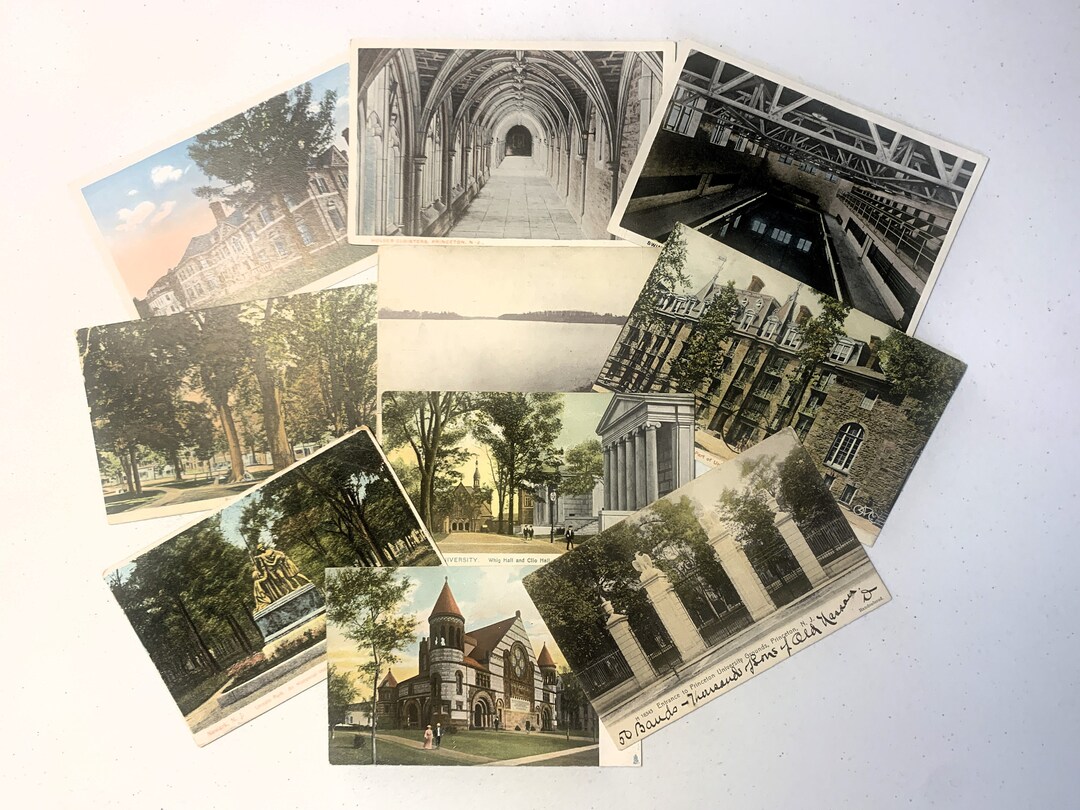 Princeton NJ, New Jersey, Lot of 10, 20th Century, Original Vintage ...