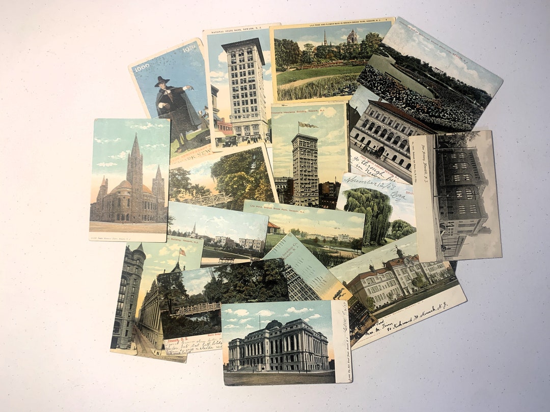 Vintage Newark NJ Postcards: Early 20th Century Lot of 17 - Etsy
