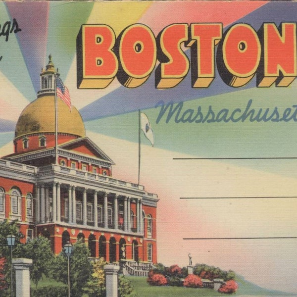 Postcard Folder - Etsy