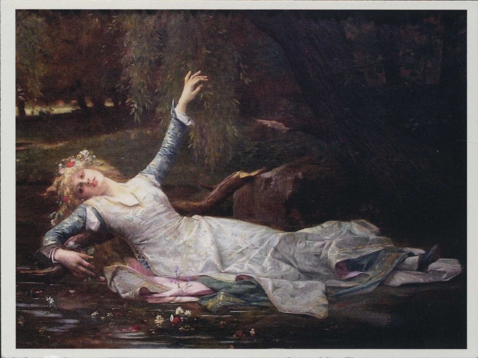Art Alexandre Cabanel Ophelia 1883 Woman Reclining Modern | Etsy