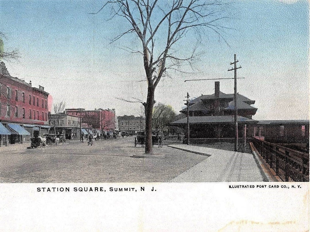 Summit NJ, New Jersey, Station Square, Train Station, Depot, Modern ...
