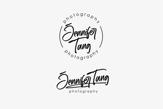 Photography Logo Modern Calligraphy