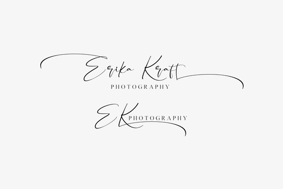 Photography Logo Premade Logo Script Logo Custom Logo Logo | Etsy