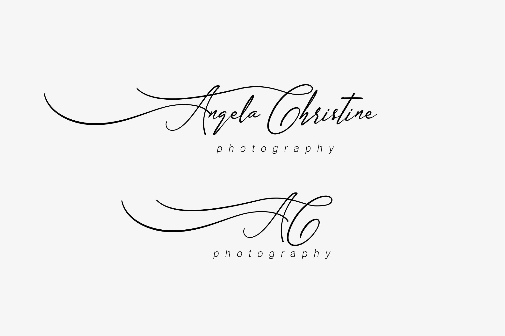 Calligraphy Logo Design Text Only Logo Premade Logo Etsy Logo Design 