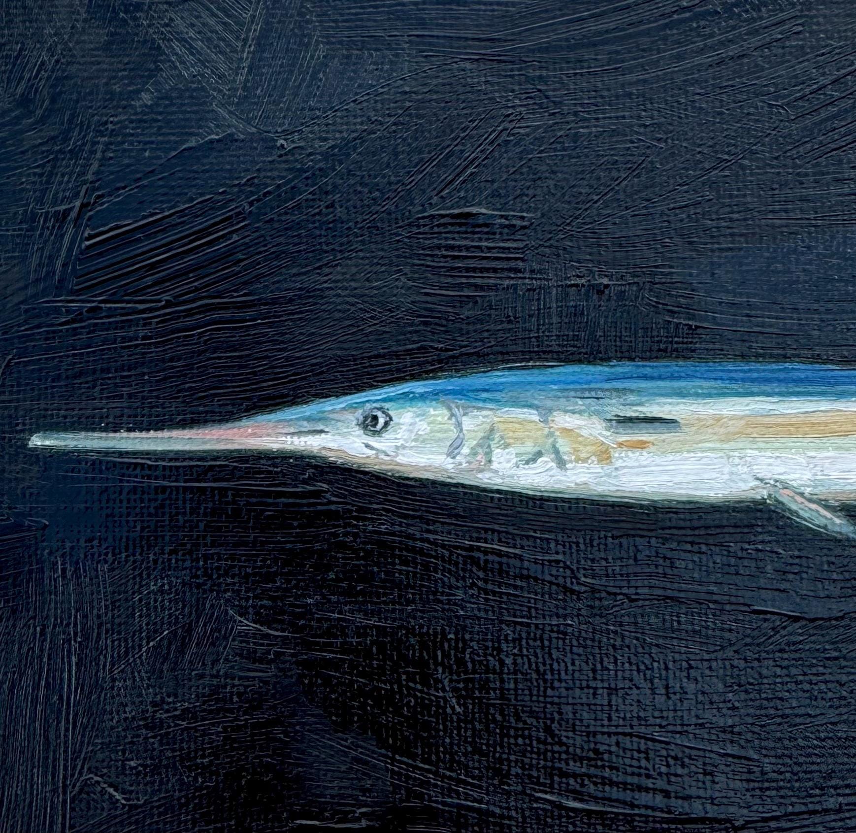 Fish Still Life, 5x7" Original Oil Painting on Canvas Panel, French ...