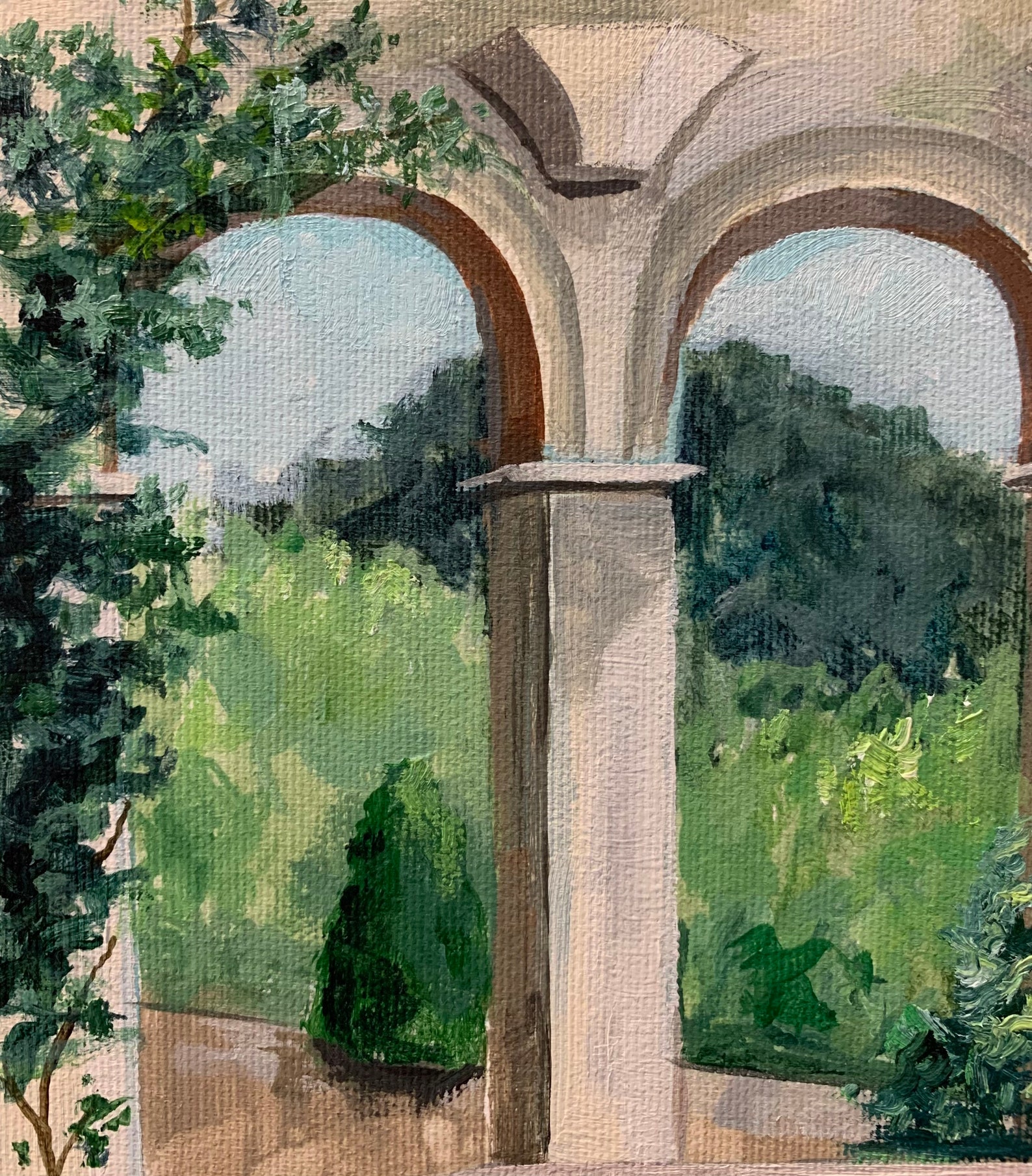 Swimming Figure Painting Woman Bathing Whimsigoth Decor - Etsy