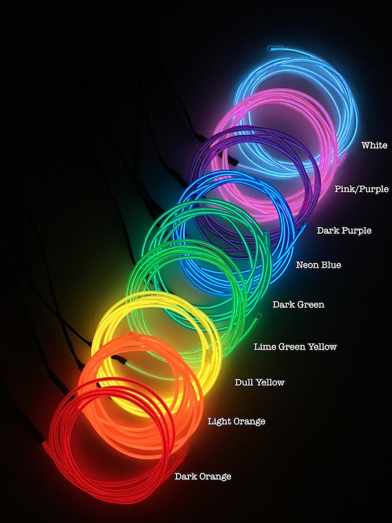 El Wire Kit 4 Foot With Small Power Pack batteries NOT - Etsy UK