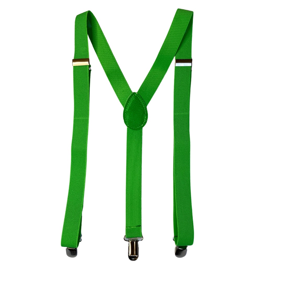 Green Neon Suspenders Neon Yellow Neon Pink Purple - Etsy