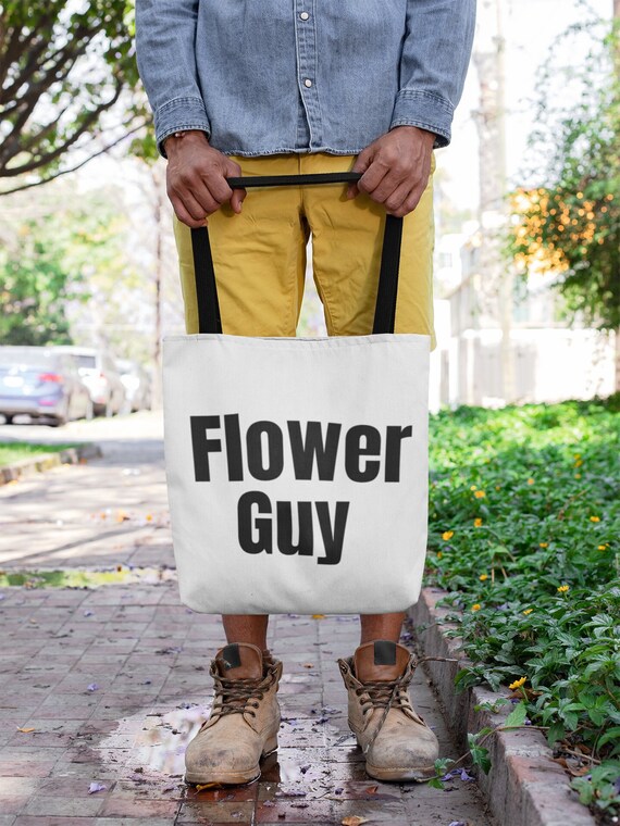 Flower Guy Tote Bag 3 Sizes Bachelorette Party Bridal - Etsy