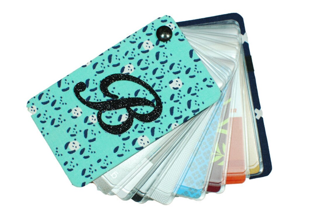 Panda Wallet Panda Credit Card Holder Panda Business Card - Etsy