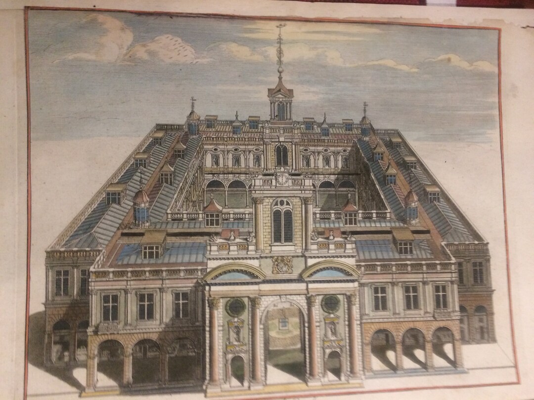 The Royal Exchange,antique Print, Wall Art,home Decor,1700s - Etsy
