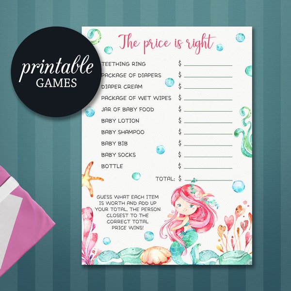 Mermaid Baby Shower - Etsy