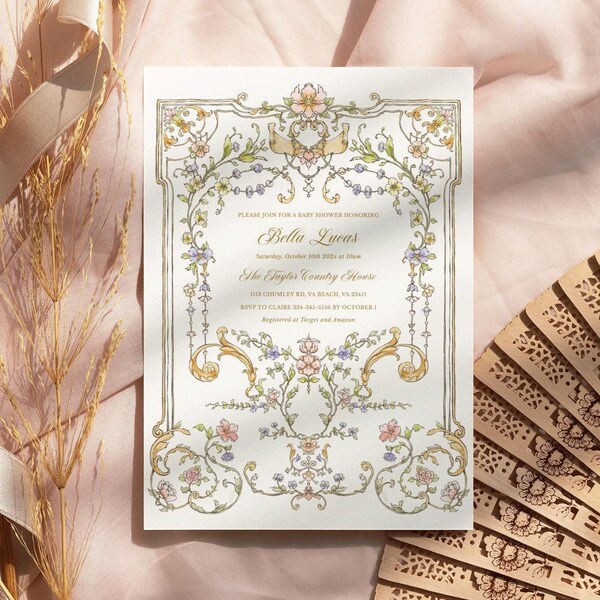 Regency Invite - Etsy