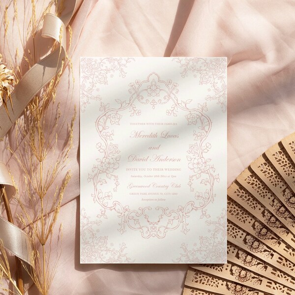 Baroque Invitation - Etsy