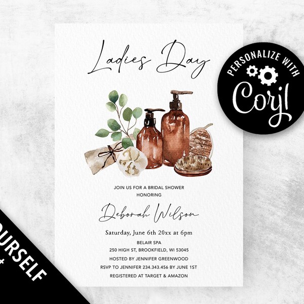Spa Day Invitation - Etsy