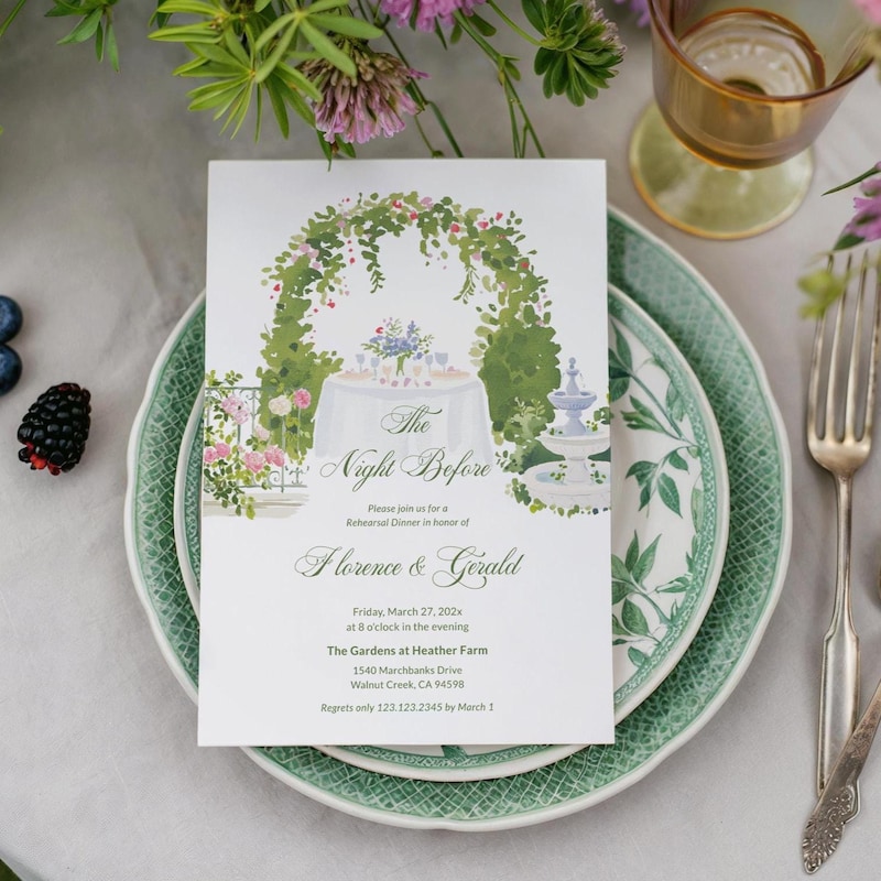 Spring Rehearsal Dinner - Etsy