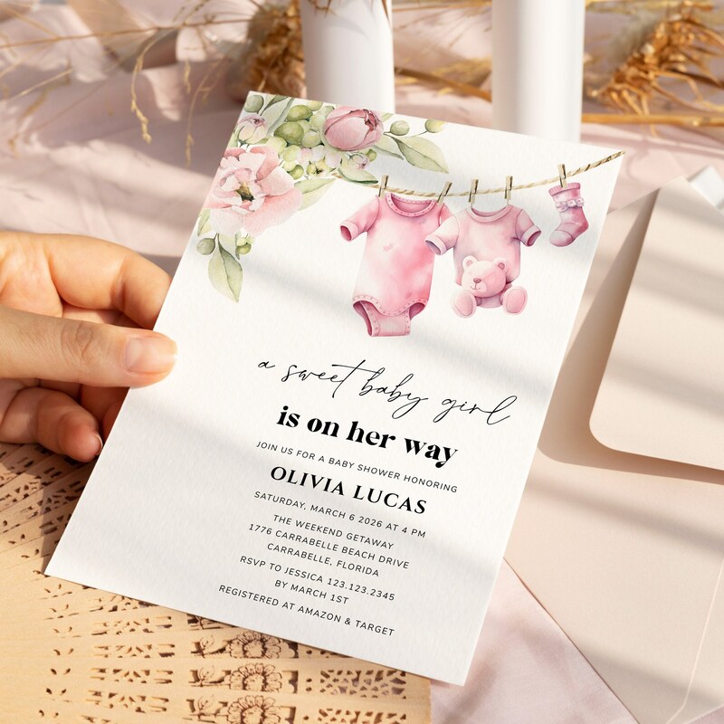 Girl Baby Shower - Etsy